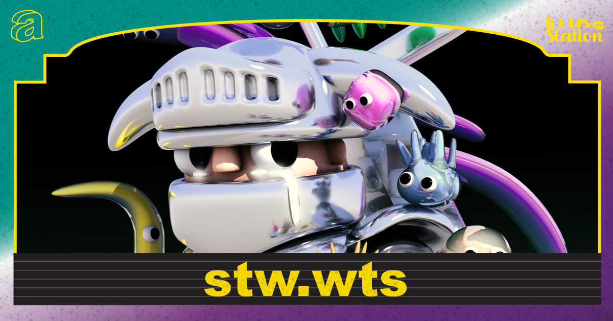 stw.wts ศิลปิน 3D ผู้สร้างผลงาน NFT ที่อัดแน่นด้วยกลิ่นอาย nostalgia