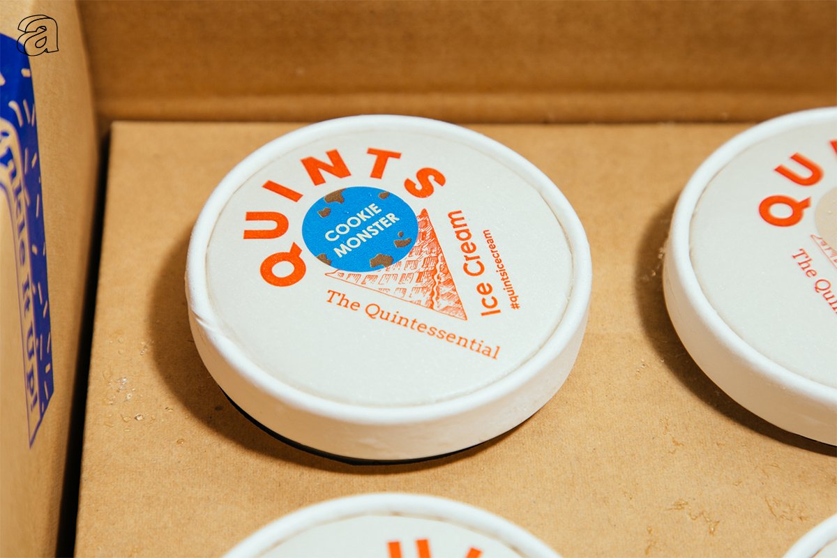 Quints ไอศครีมแฮนด์คราฟต์เครื่องแน่นจากรสชาติในจินตนาการและความทรงจำ