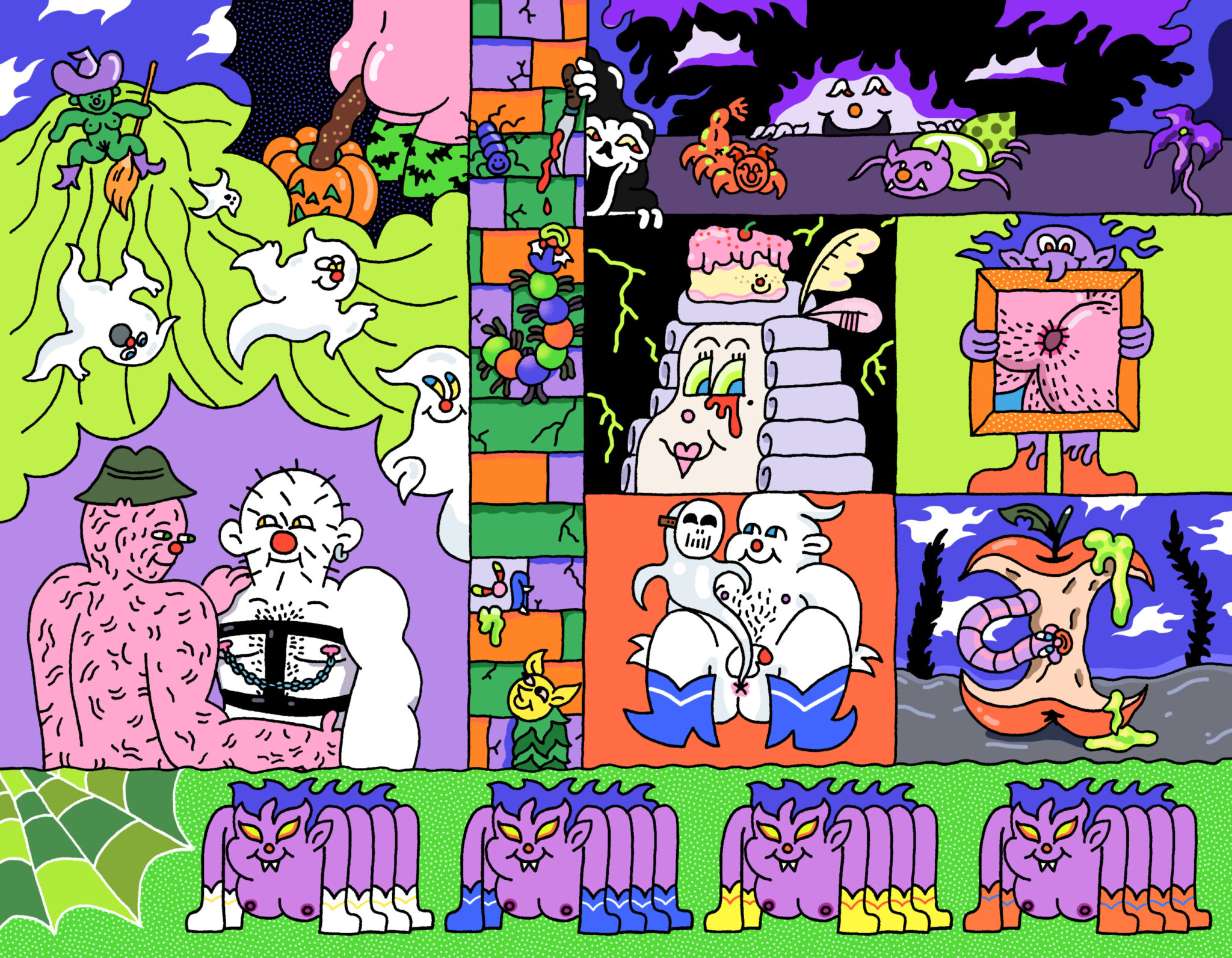 Kidtofer ศิลปินไทยในอเมริกา เจ้าของผลงานสีสดใสที่ถ่ายทอดเรื่องเพศได้ ...