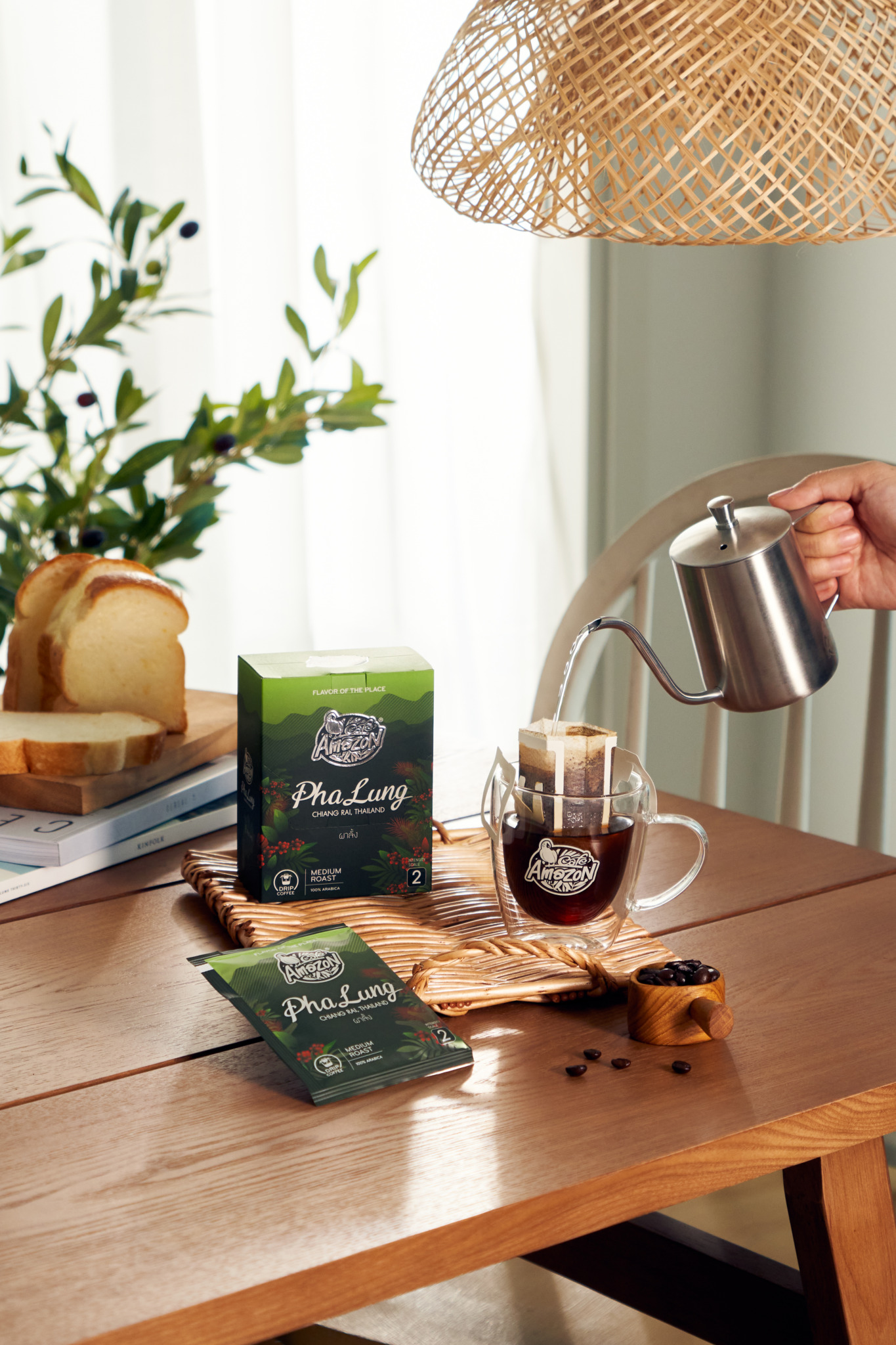 Café Amazon Drip Coffee Pha lung กาแฟที่อยากพัฒนาคุณภาพชีวิตเกษตรกร